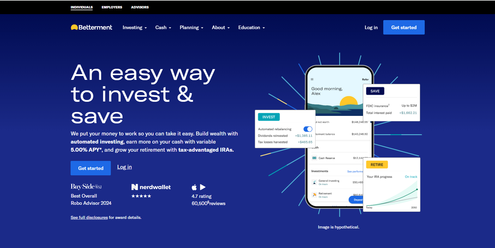 Betterment: Plataforma de inversión automatizada