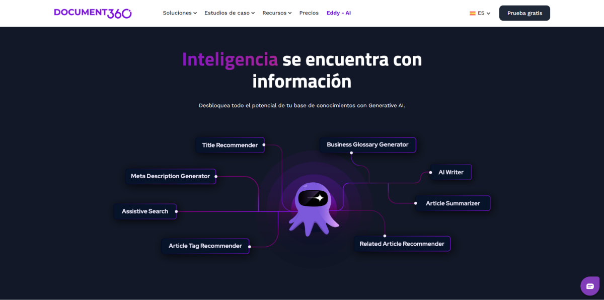 Document360: Simplifica la información empresarial