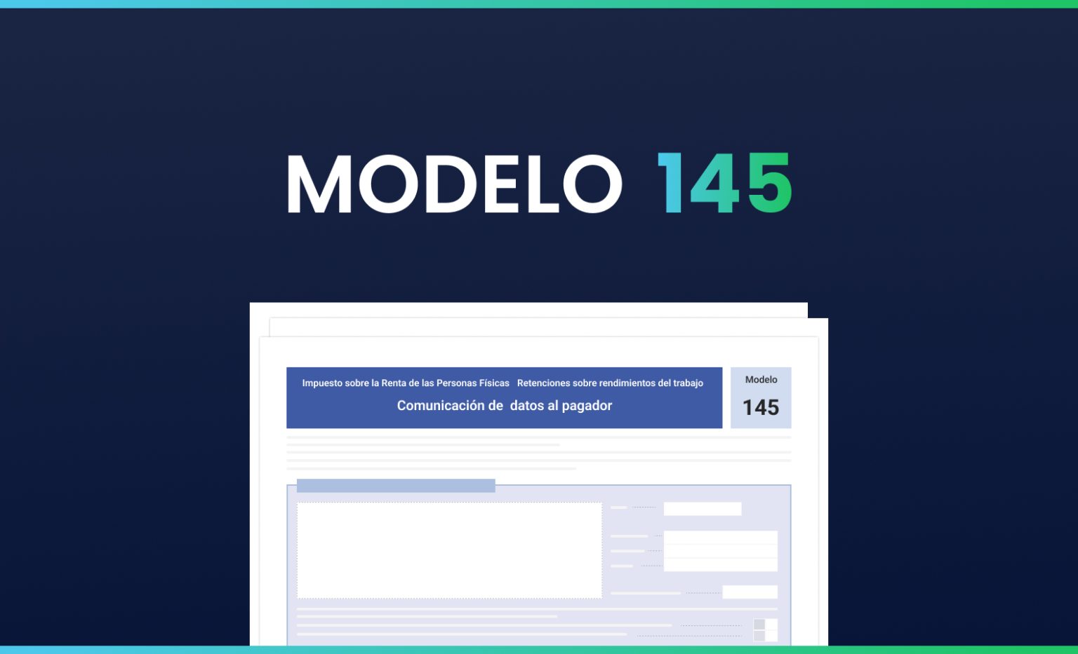 Modelo 145 de IRPF