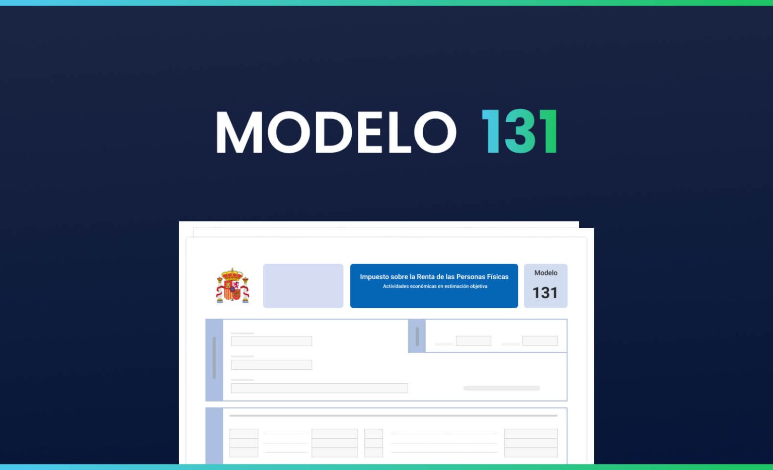 Modelo 131. IRPF. Empresarios y profesionales en Estimación Objetiva
